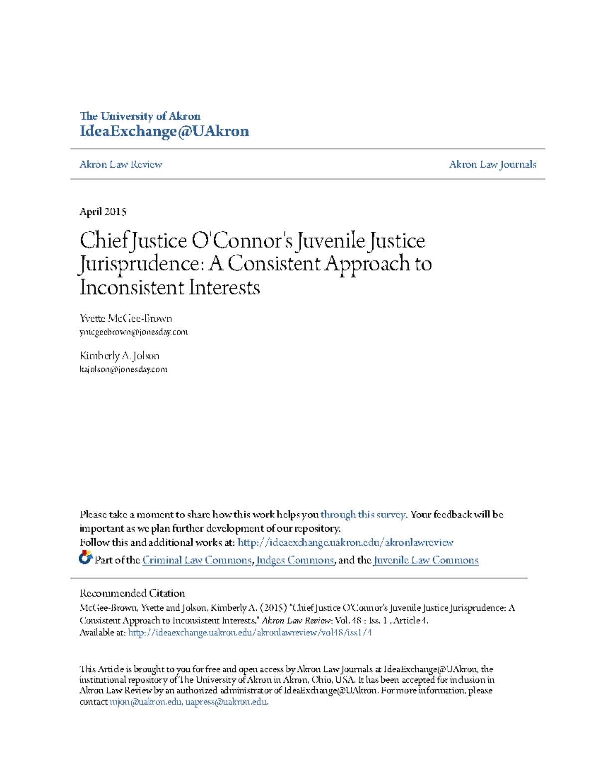 A Consistent Approach to Inconsistent Interests - The University of ...