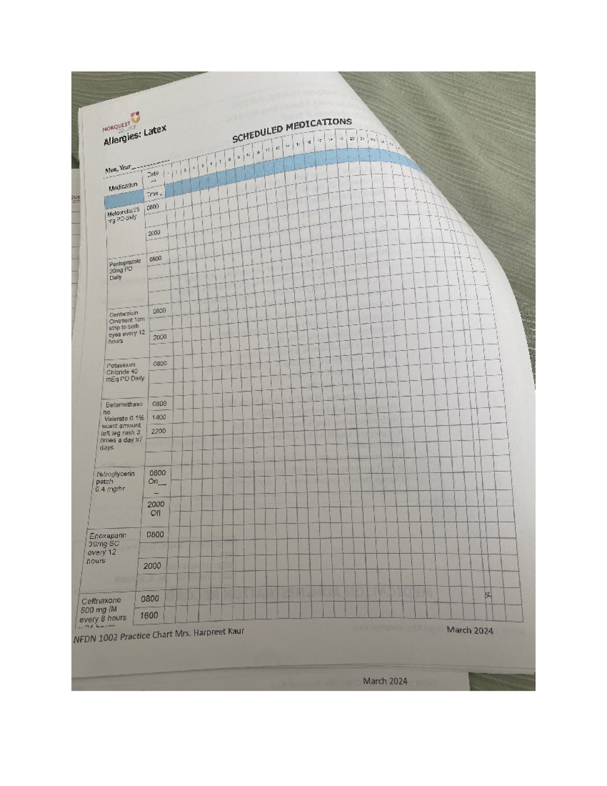 IM injection MAR - LAB - NFDN 1002 - Studocu