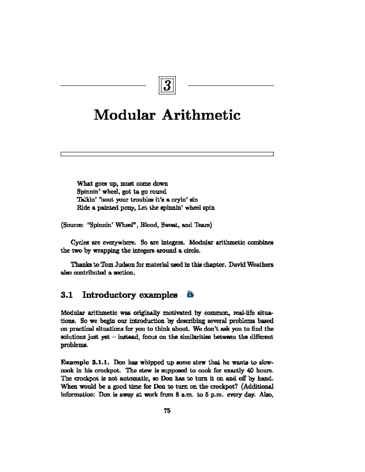 Modular Arithmetic lesson in Abstract Algebra - Bachelor of Secondary ...
