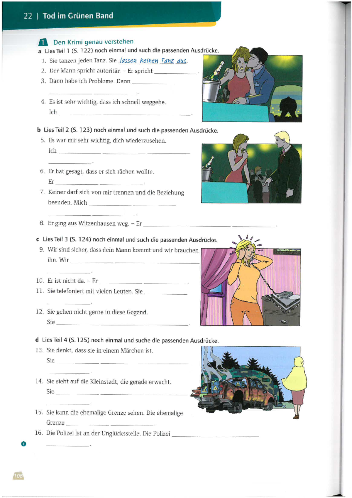Prima plus B1. Deutsch für Jugendliche. Arbeitsbuch-108 - Études ...