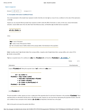 Mindtap assignment - chapter 1 to 7 - 6/1/22, 9:38 PM Aplia: Student ...