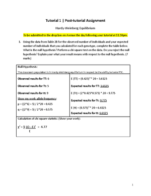 Tutorial 1 Data Collection and Analysis Assignment - F22 - TUTORIAL 1: POST-TUTORIALASSIGNMENT ...