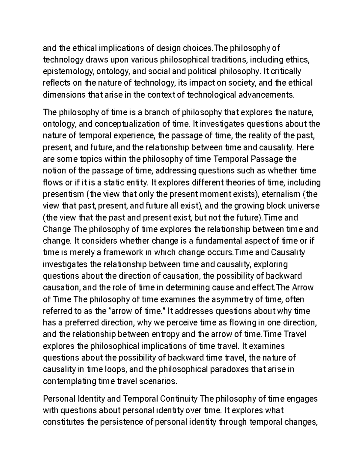 Philosophy-9 - Notes - and the ethical implications of design choices ...