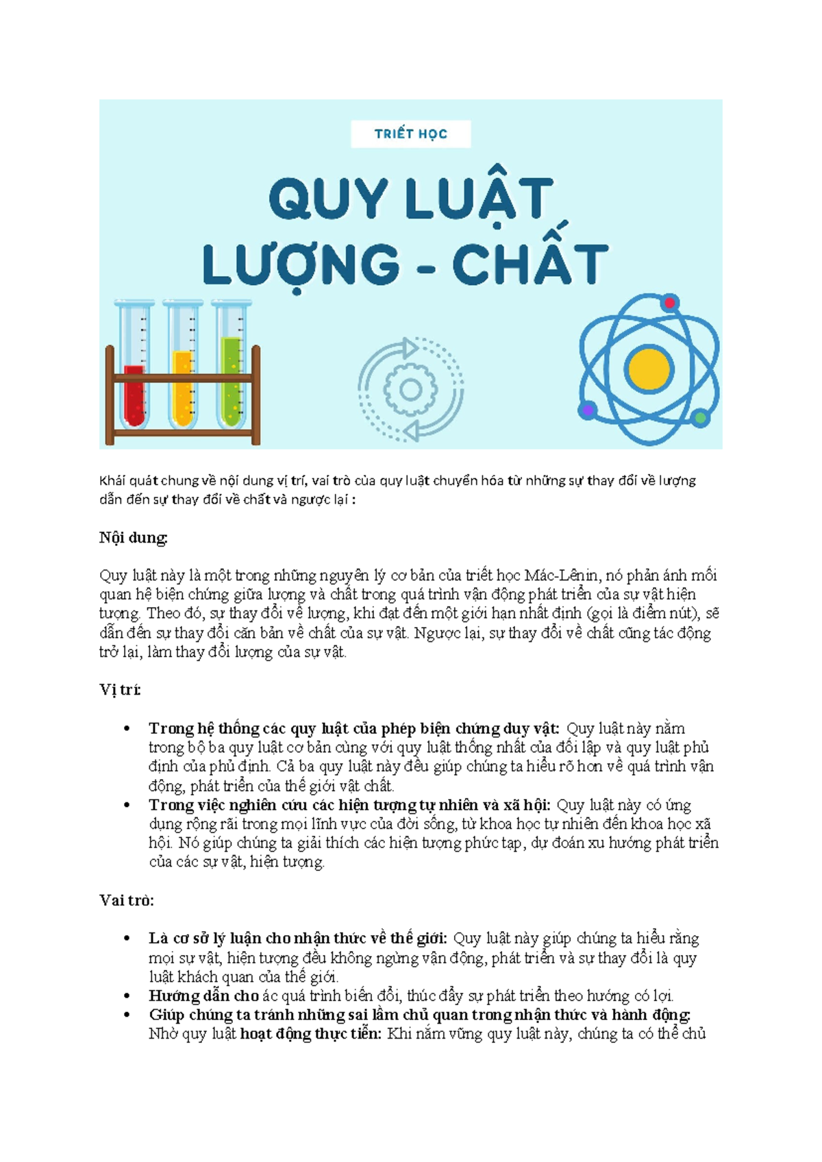 Quy-luật-chuyển-hóa-lượng-chất - Khái quát chung về nội dung vị trí, vai trò của quy luật chuyển ...