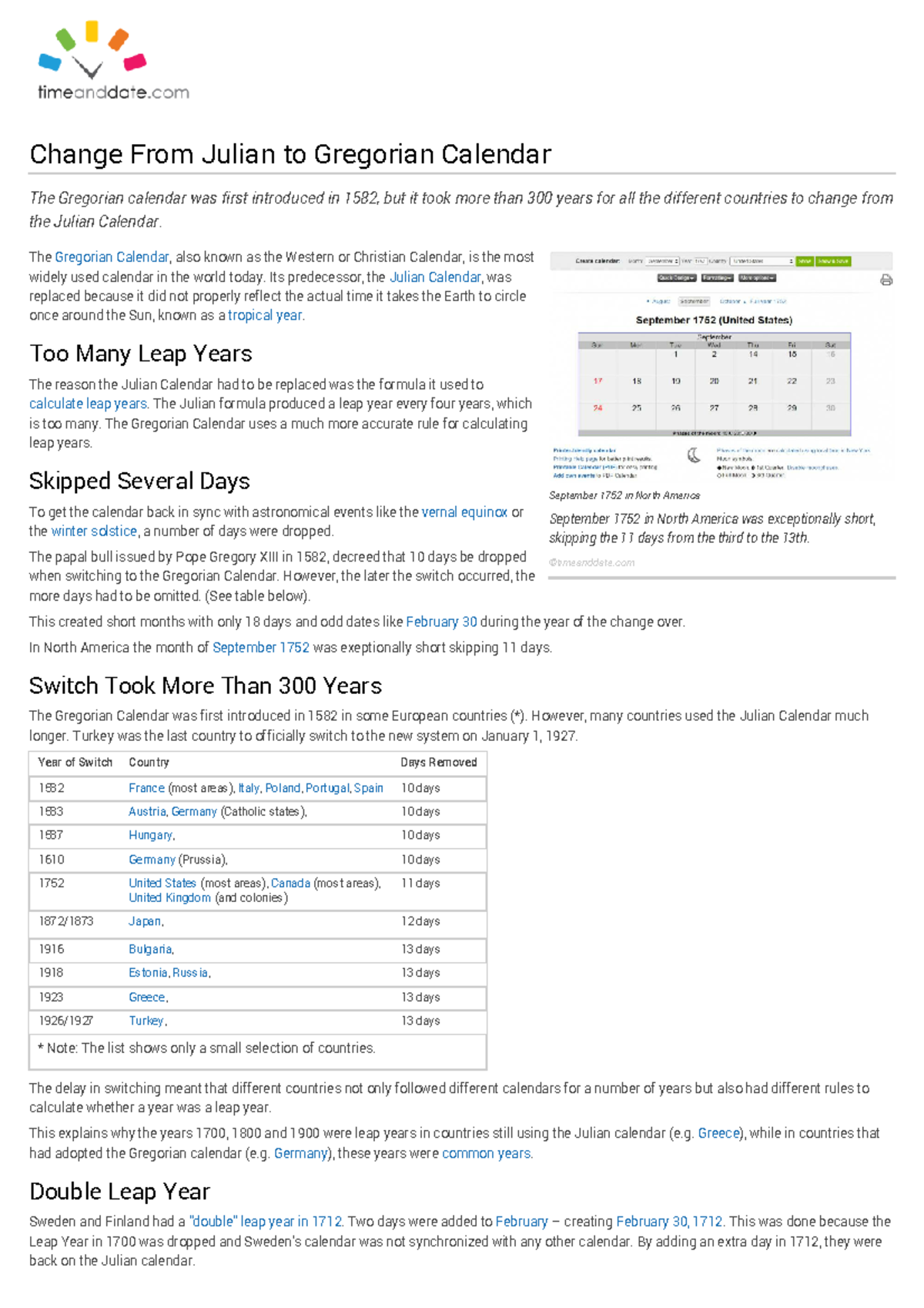 From Julian to Gregorian Calendar - The Gregorian Calendar, also known ...