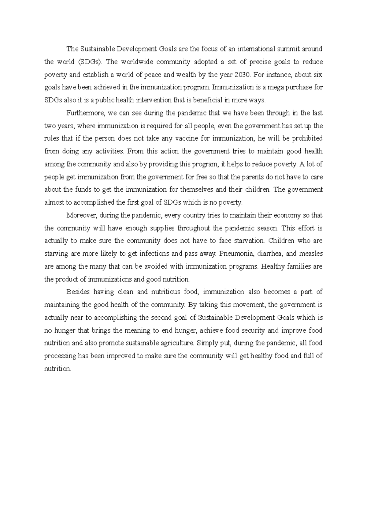 Opm report - sustainable development goals - The Sustainable ...