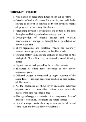 Designs -Screens,Grit Chamber, Detritus Tank, Sedimentation Tank ...