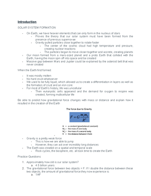 ESS 1 2019 Midterm 2 Version A Answers - ESS 1: Intro to ESS Midterm 2 ...