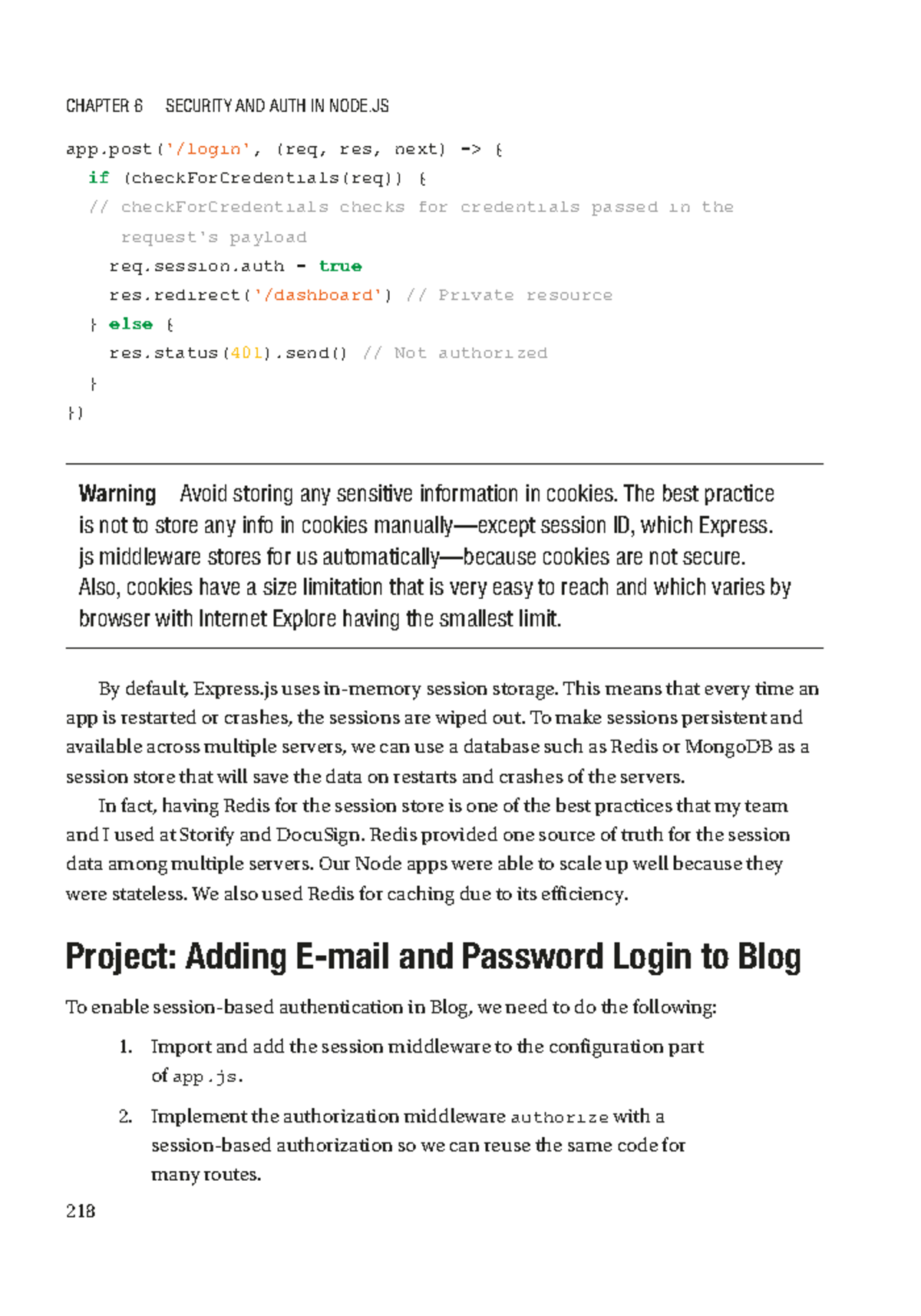 Practical Node Js 48 App Login Req Res Next { If Checkforcredentials Req