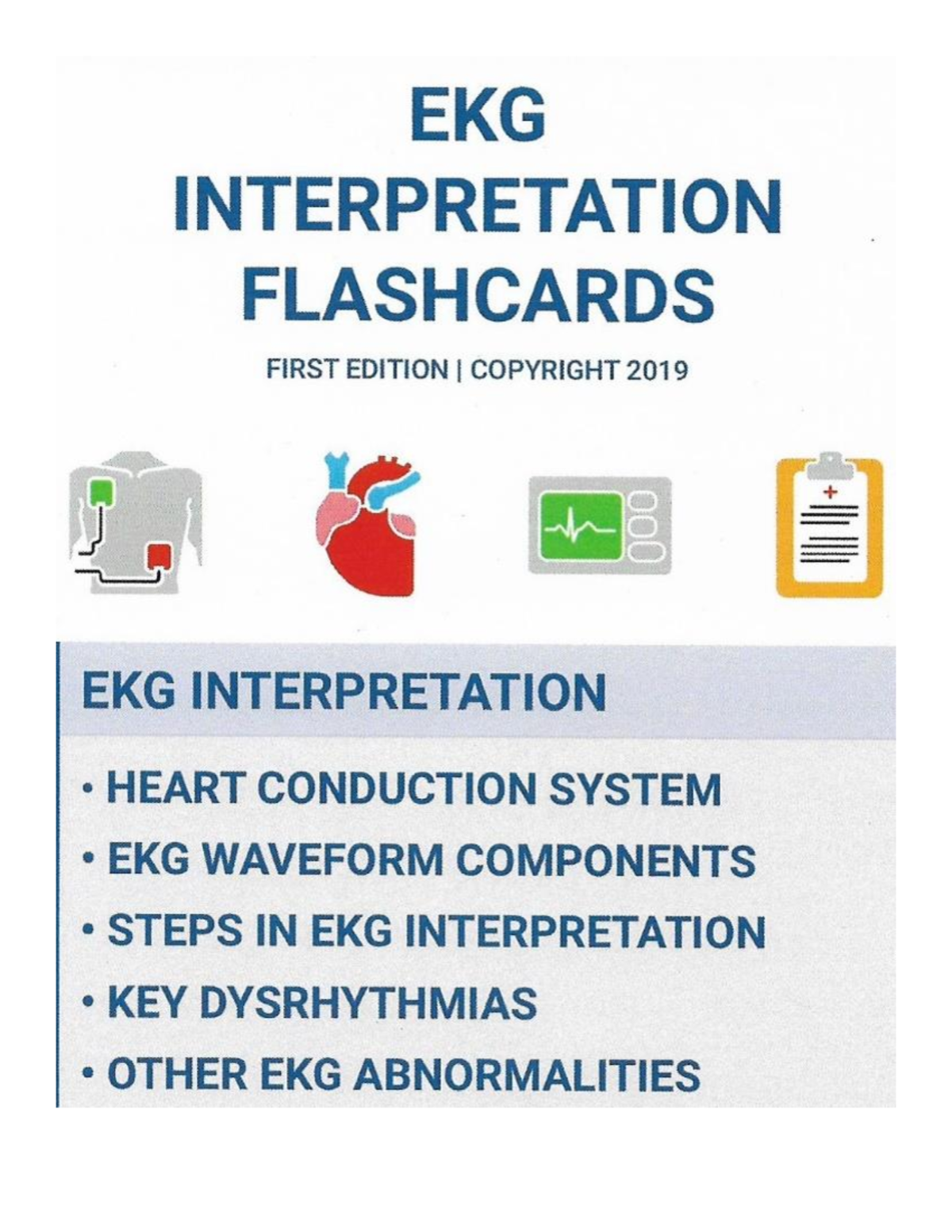 Level Up RN EKG - ok for study - EKG INTERPRETATION FLASHCARDS FIRST ...
