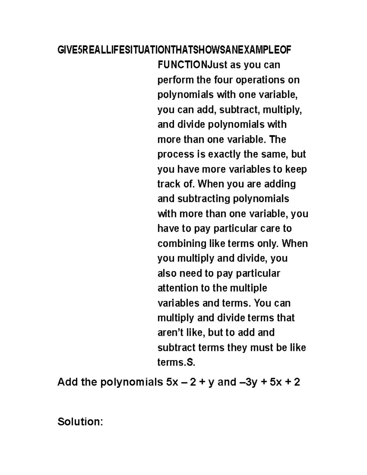 Tanginang SHIN - bcvbc - GIVE5REALLIFESITUATIONTHATSHOWSANEXAMPLEOF ...