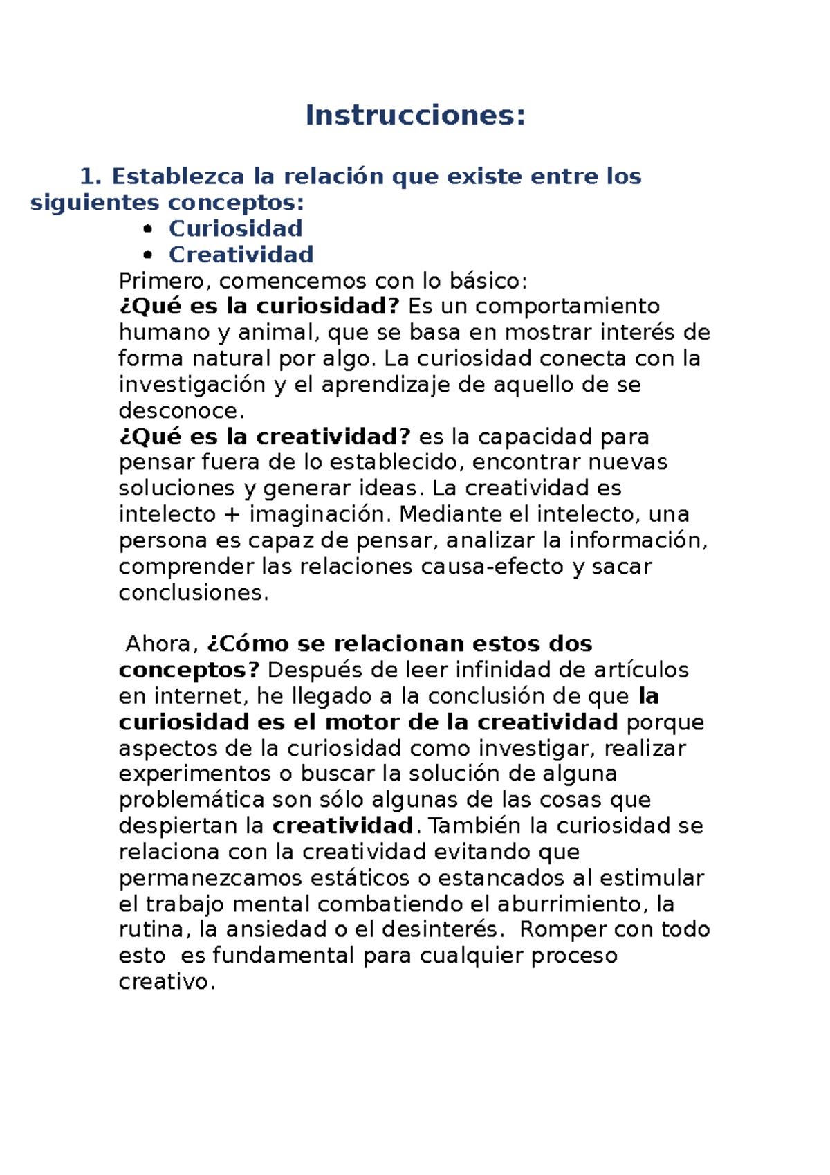 Diseñe una actividad educativa que propicie el desarrollo de la ...
