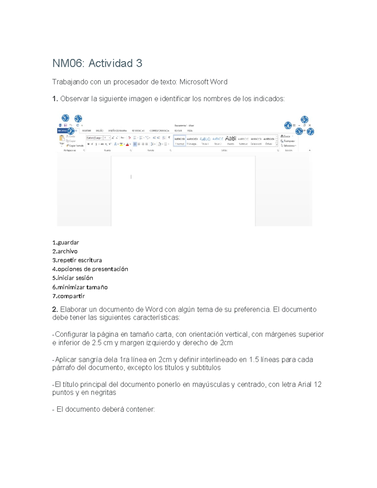 EJ-1 - simon - NM06: Actividad 3 Trabajando con un procesador de texto ...