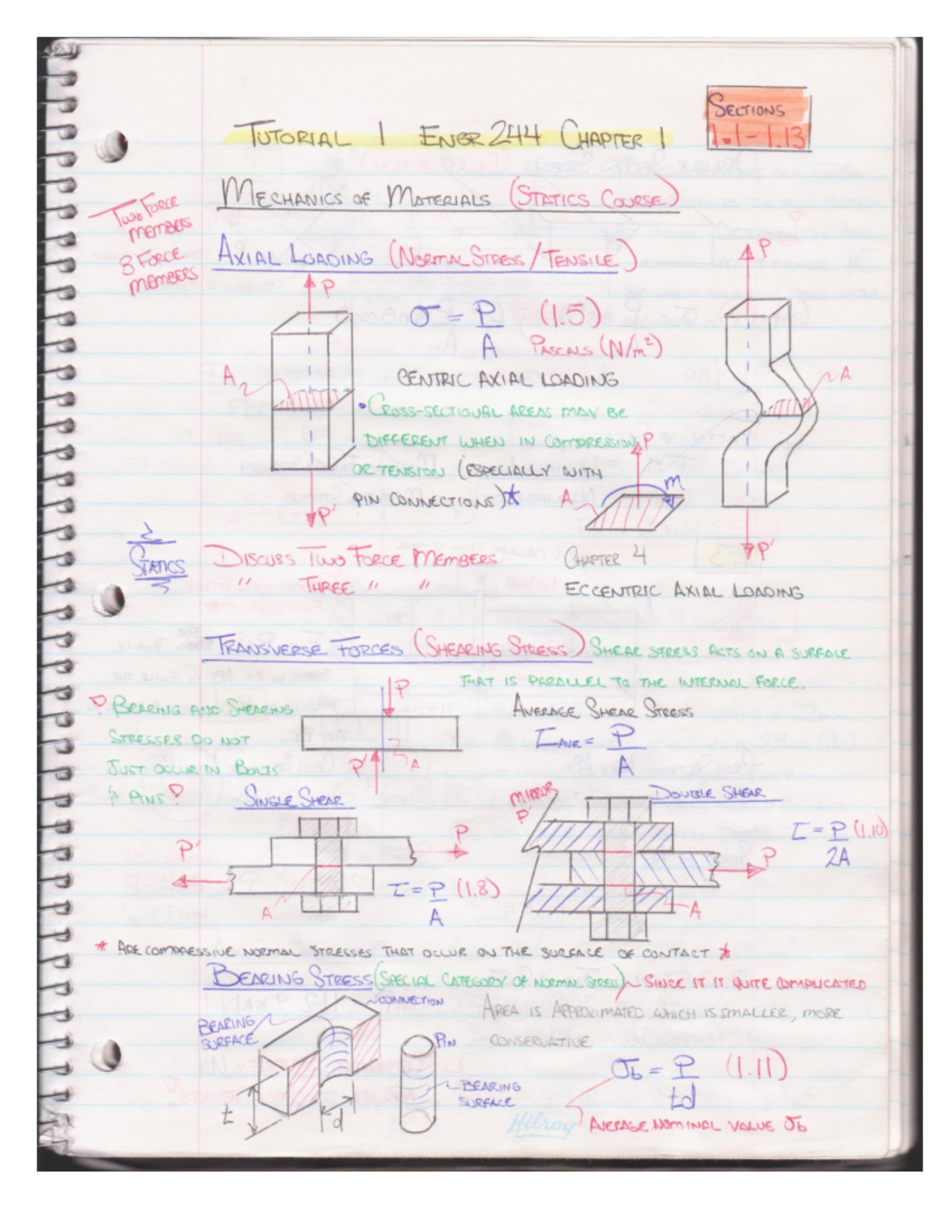 Ch 1 Greg Notes - ENGR 244 - Studocu