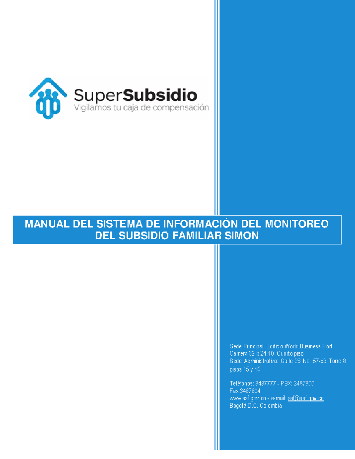 Manual CCF Simon - dsdfsdf - Sede Principal: Edificio World Business ...