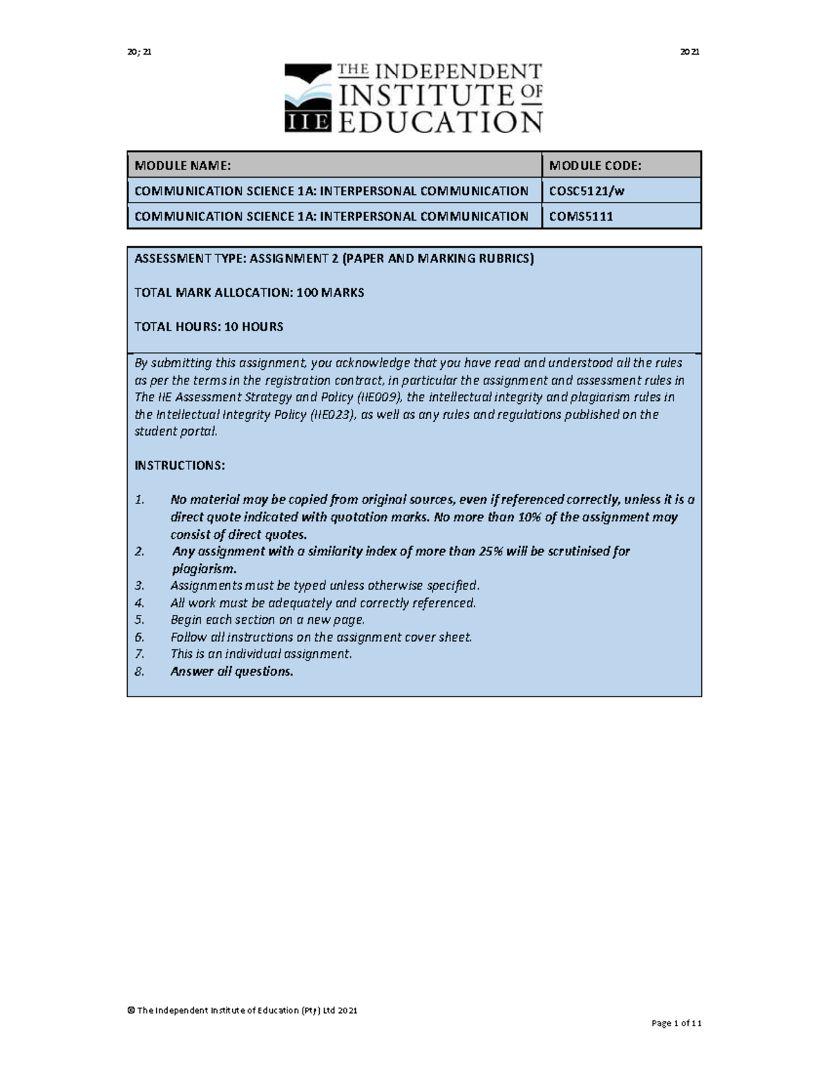 Assignment based on relational theories - COSC5111 - Studocu