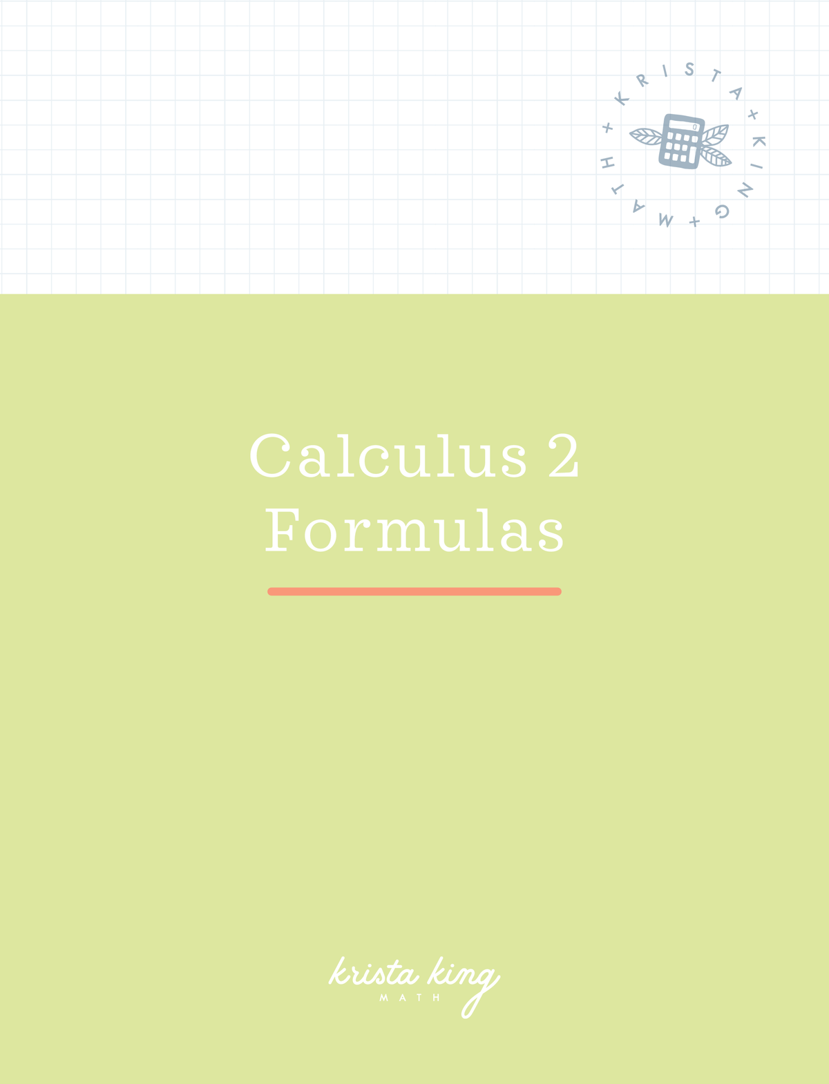 Calculus+2 - Formulas - Integrals Midpoint rule ∫ b a f (x) d x ≈ n ∑ i ...
