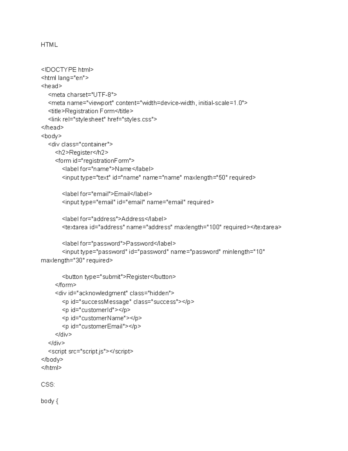 Untitled document - Hajkaka - HTML - Studocu