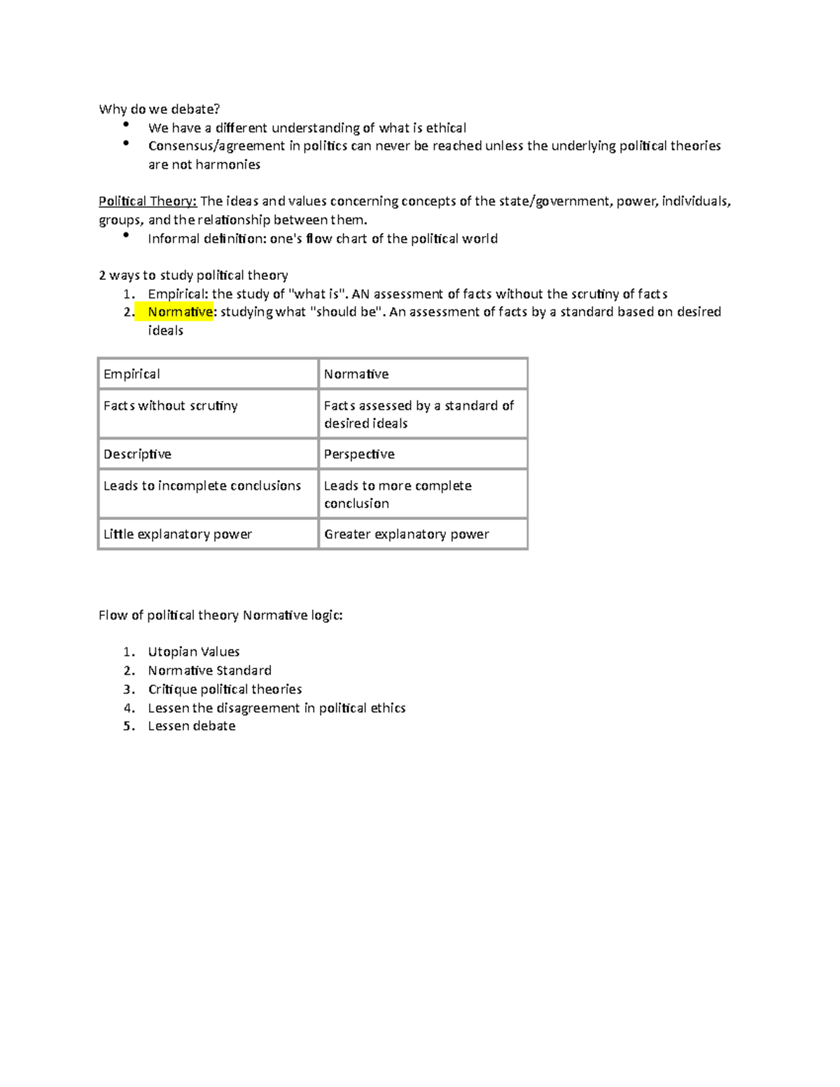 Why do we debate - Locke and Hobbes text readings - Why do we debate ...