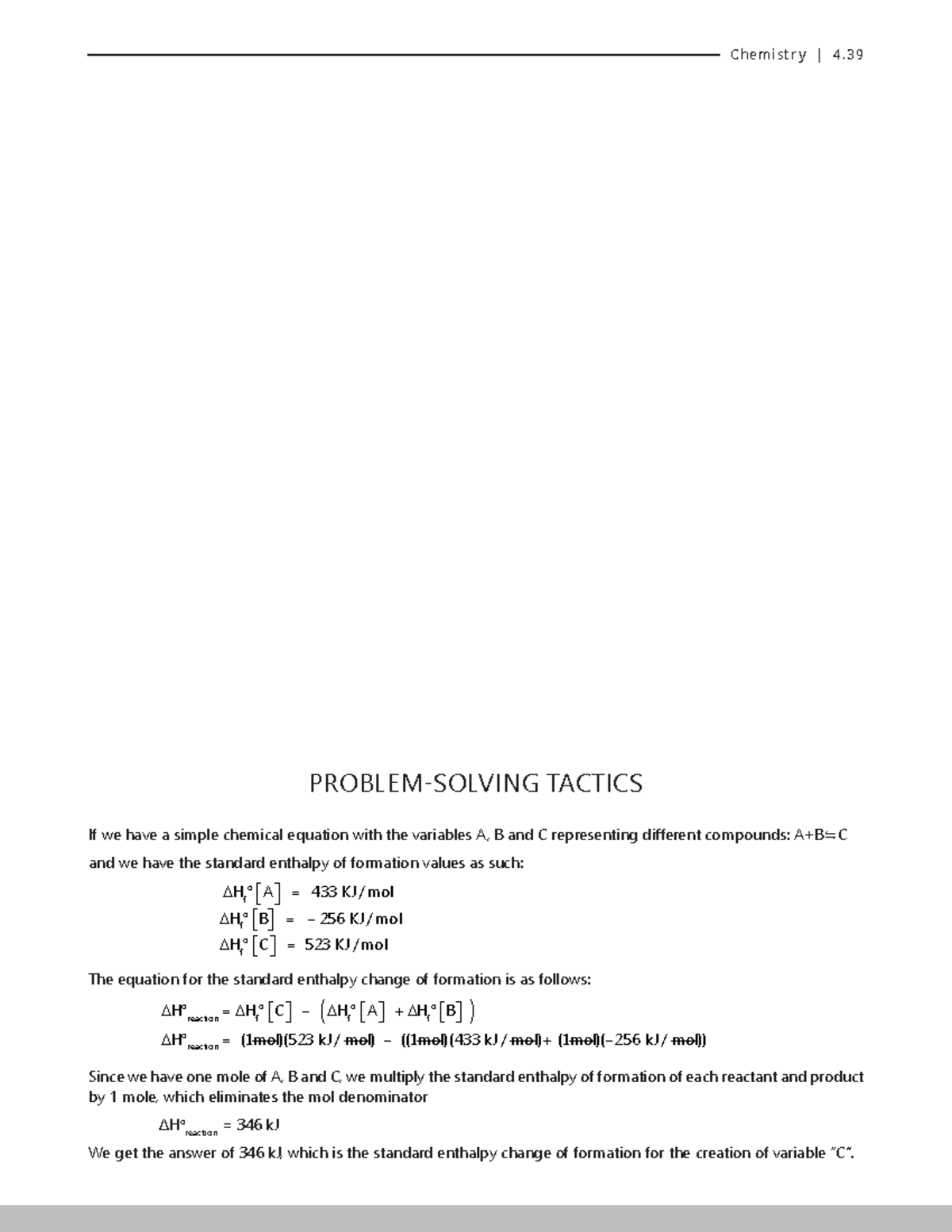 4.Thermodynamics and Thermochemistry Problem Solving Tactics - Chemistr ...
