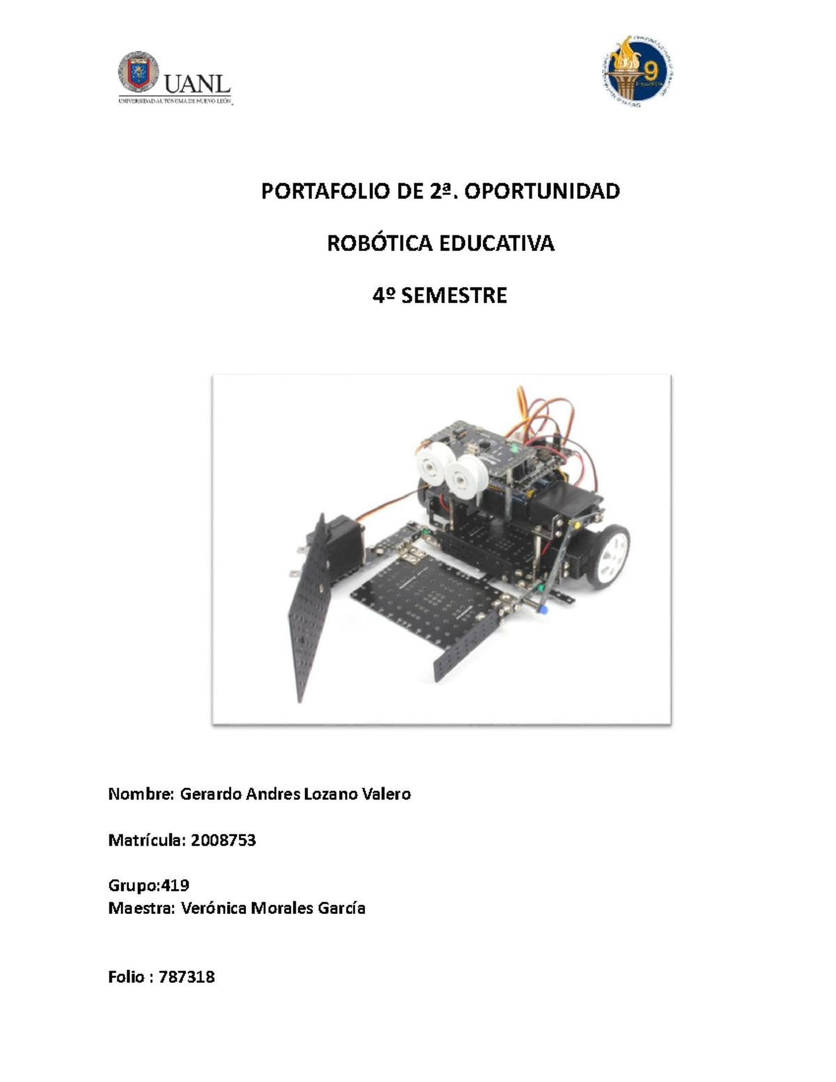GALV Portafolio Rob Edu - PORTAFOLIO DE 2ª. OPORTUNIDAD ROBÓTICA ...