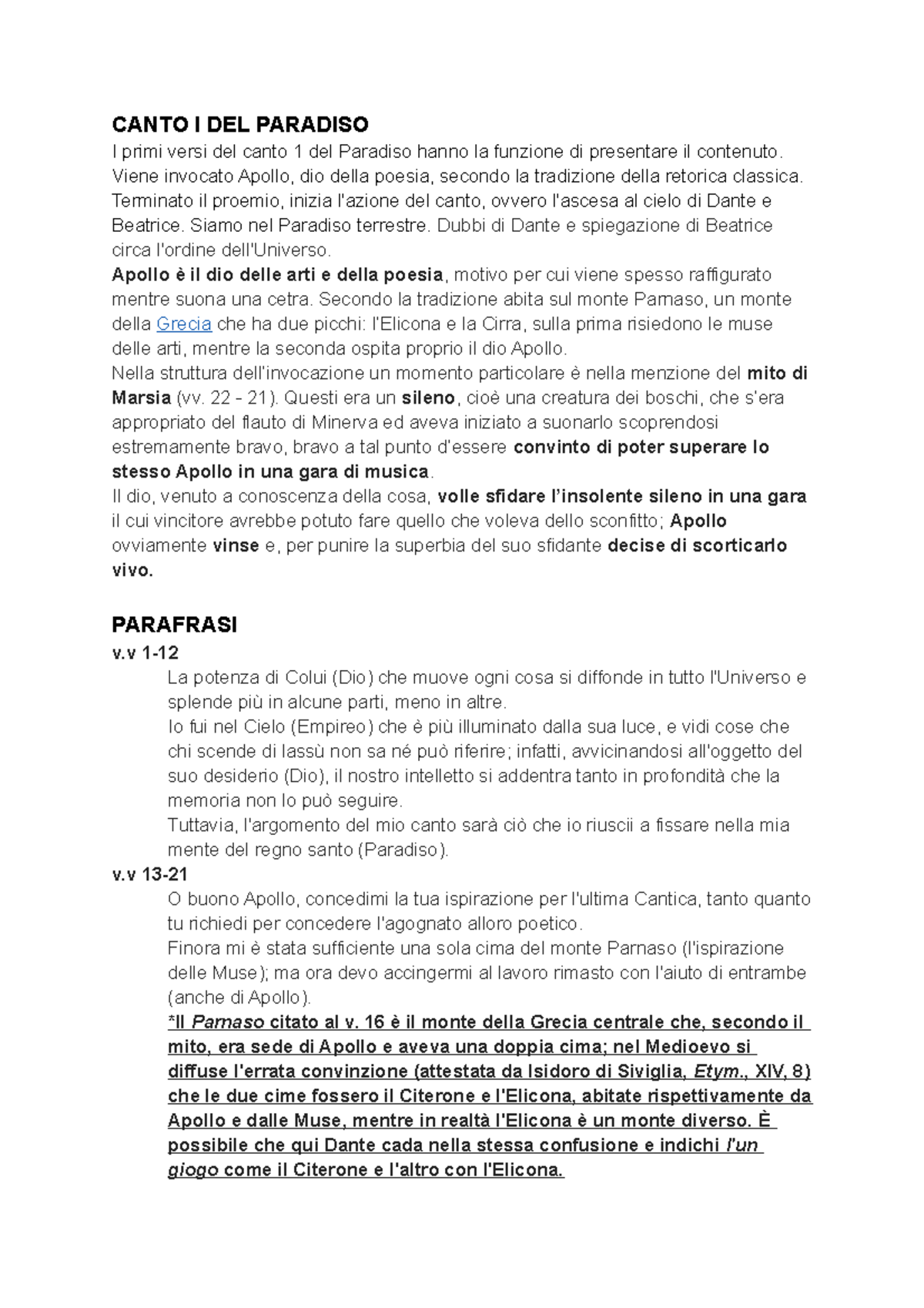 Canto I DEL Paradiso - CANTO I DEL PARADISO I primi versi del canto 1 ...