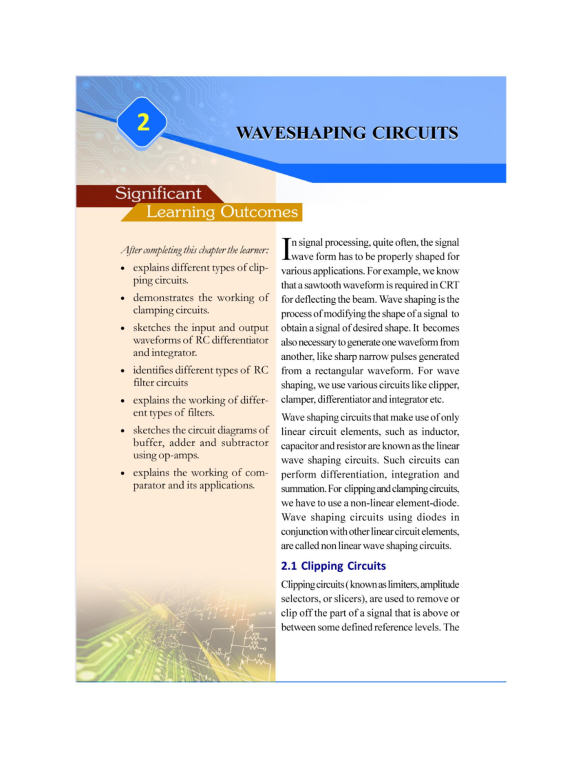 Waveshaping Circits Clipping And Clamping And Its Different Types