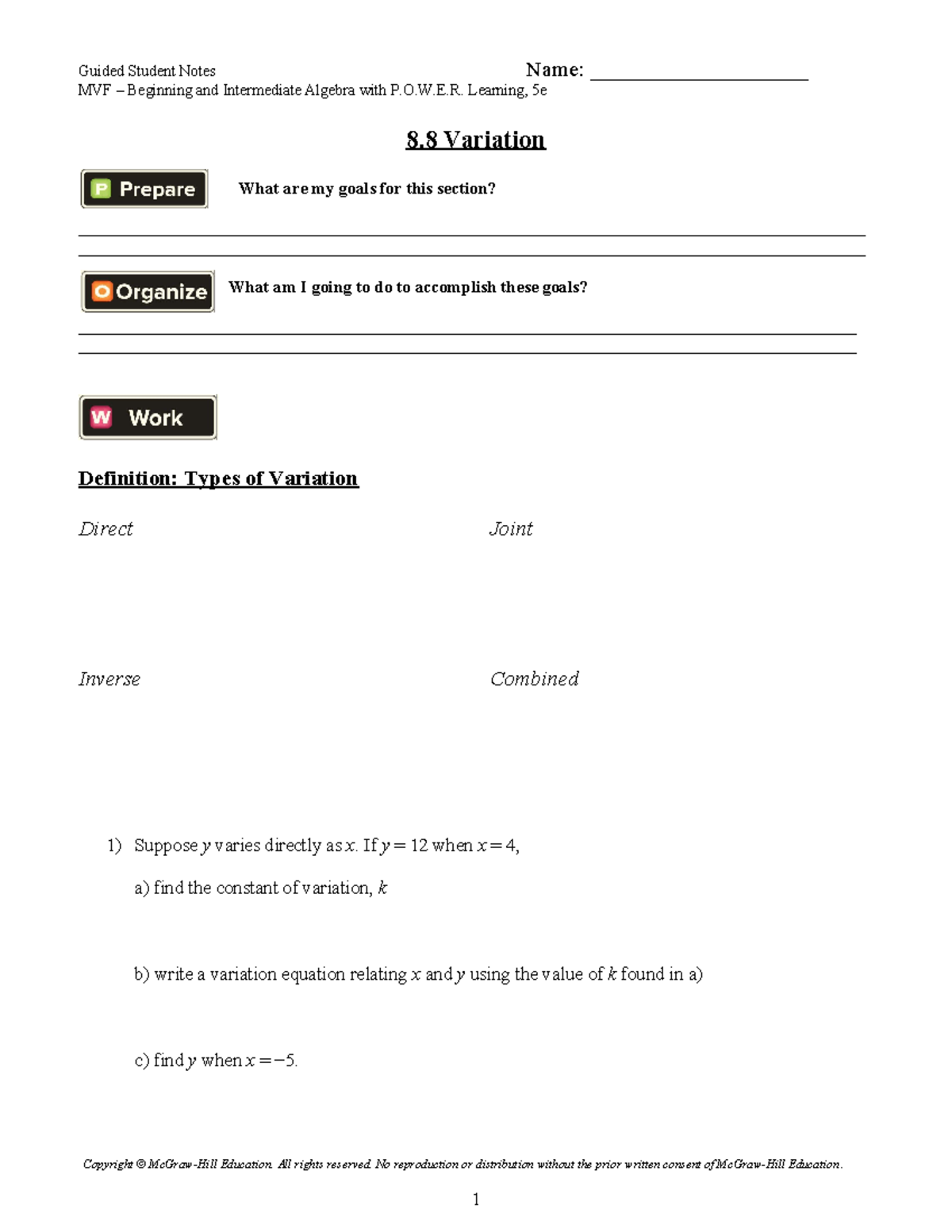 8.8 BIA MVF 5e GSN Power - Tagged - Guided Student Notes Name ...