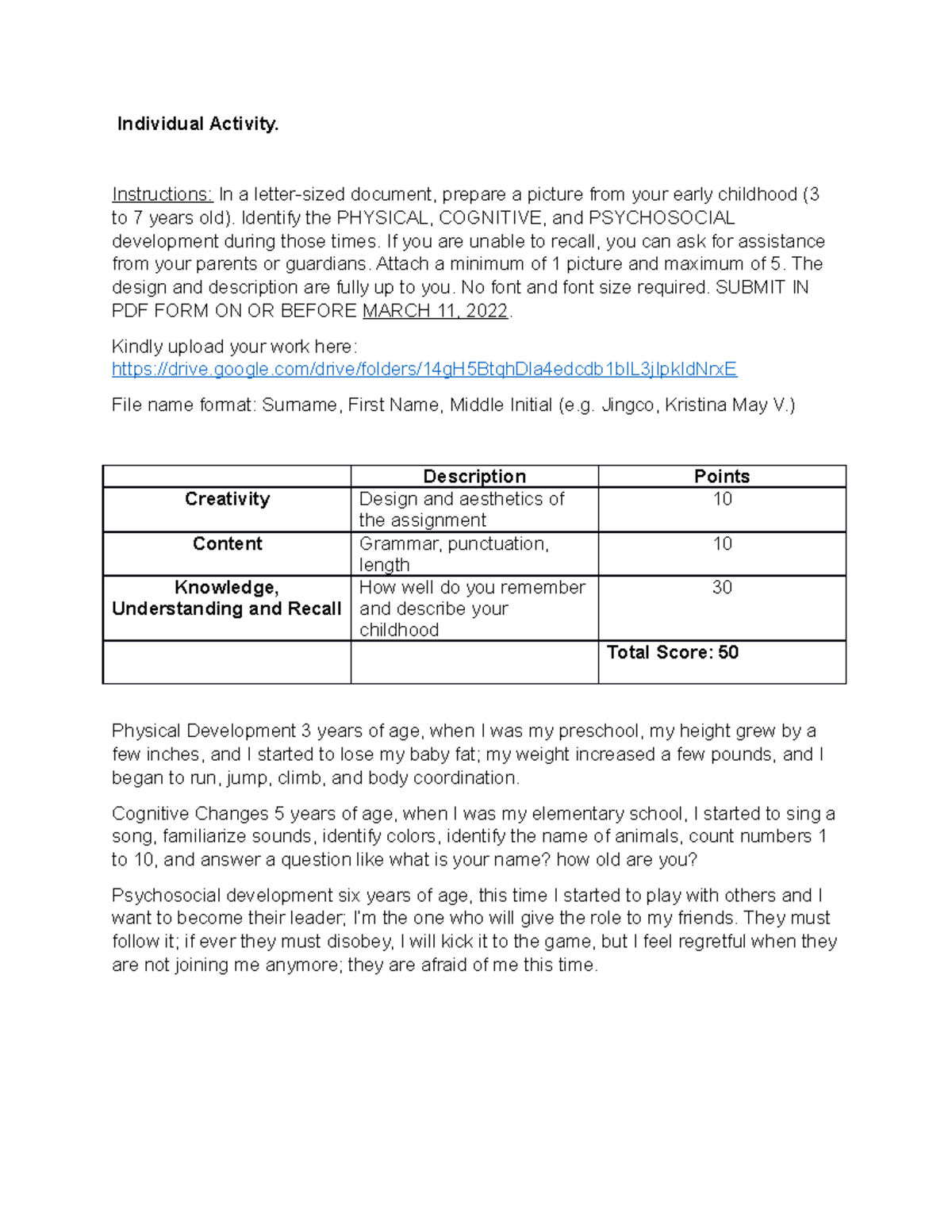 Individual-Activity - Analytical psychology tasks and assessment ...