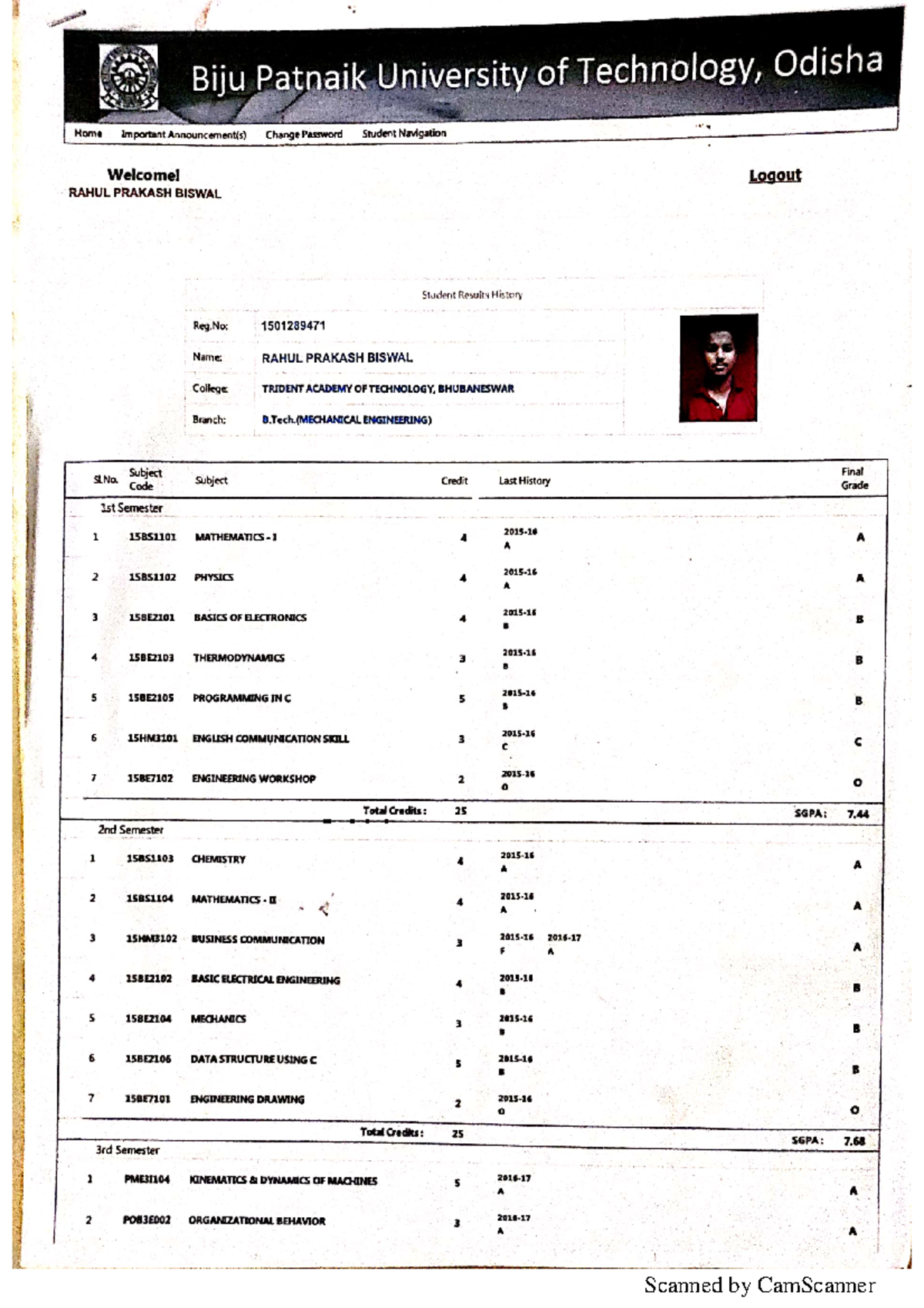 Btech - anything needed - Biju Patnaik University of Technology, Odisha ...