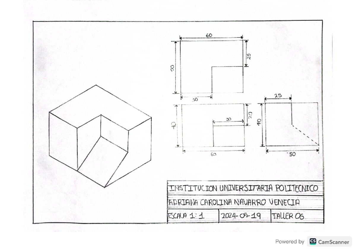 Dibujo Técnico Ultima Entrega-ACNV - INSTITUCIÓN UNIVERSITARIA POLITECNICO GRANCOLOMBIANO - Studocu
