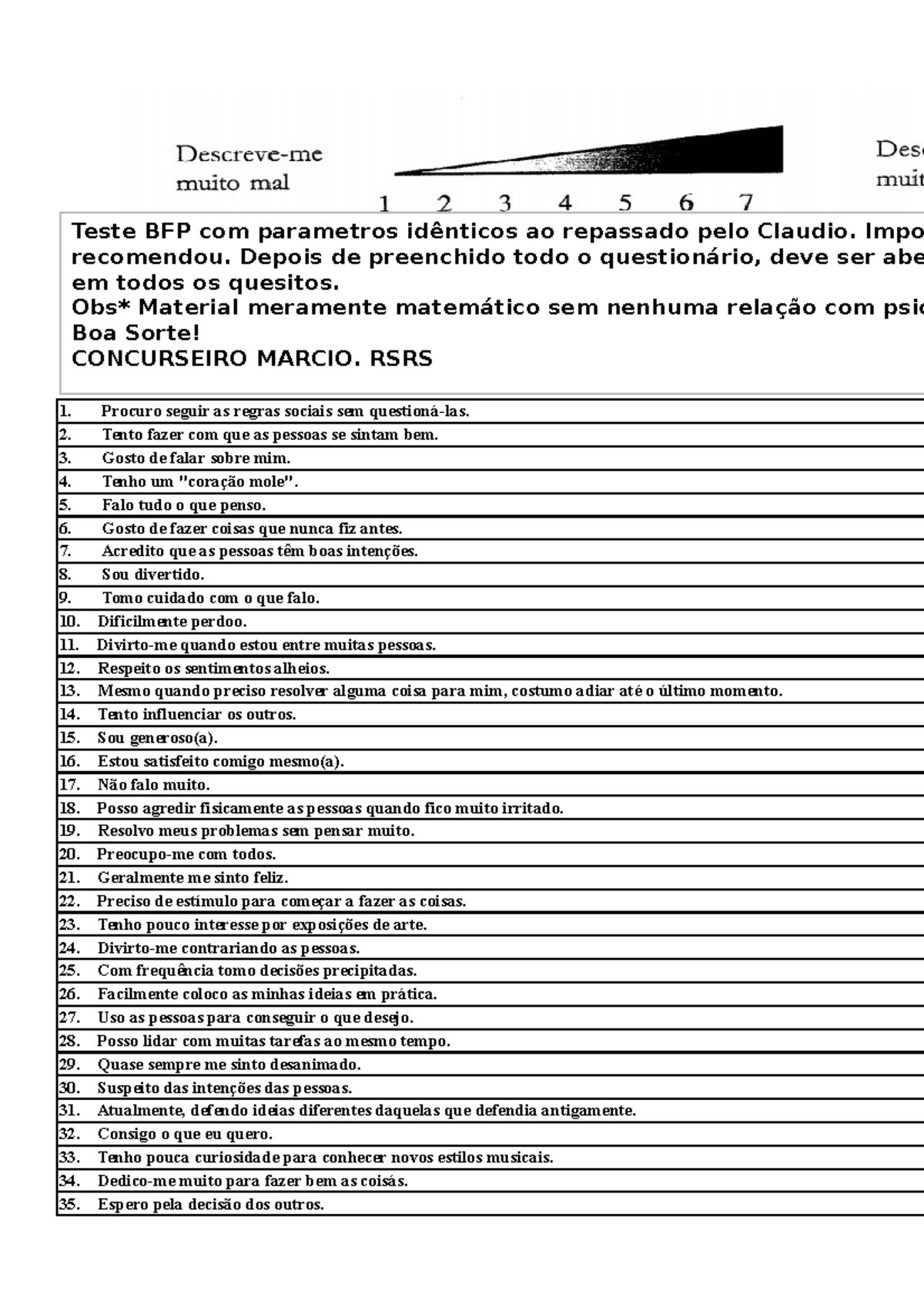 Pdfcoffee - Procuro seguir as regras sociais sem questioná-las. Tento ...