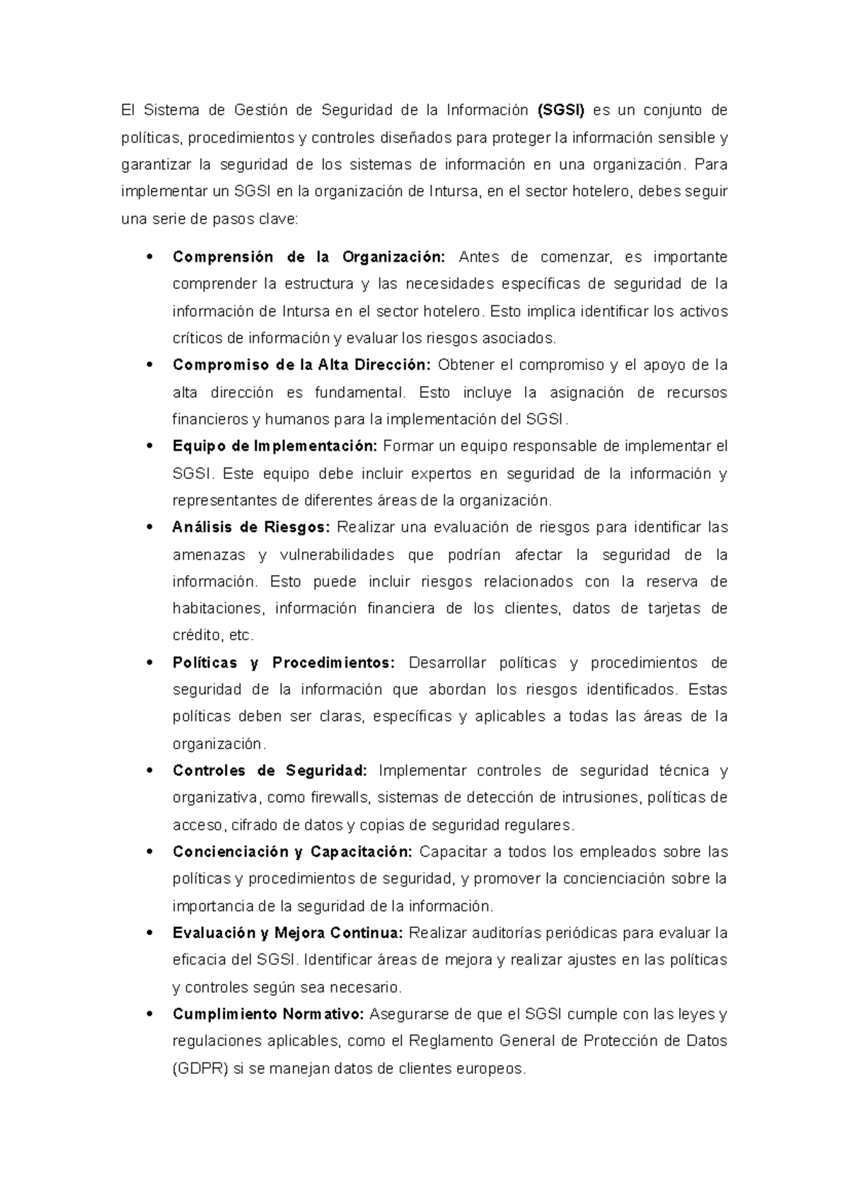 El Sistema de Gestión de Seguridad de la Información - Para implementar ...
