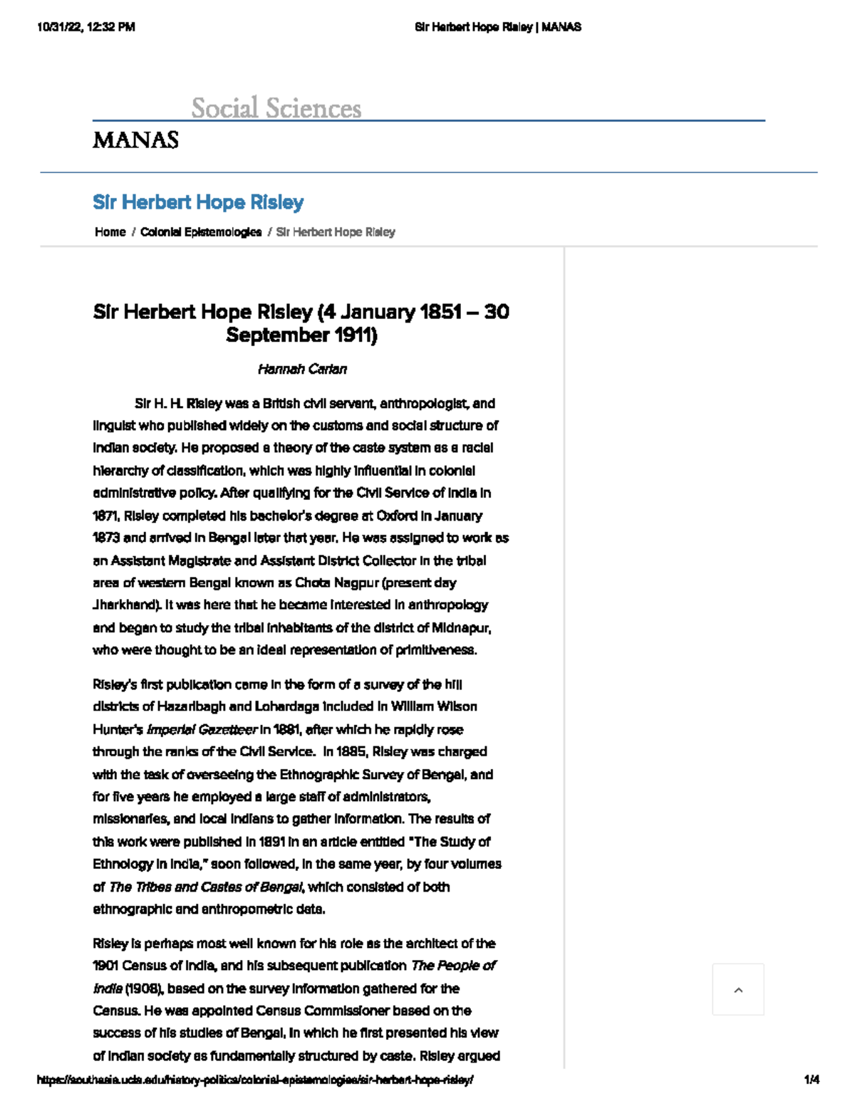 H H Risley - OIKLJLCKSBDHJVJKLDDMNKJHCKJKJSDM,V KSHJ,J.AMSN HS,FDJ,C ...