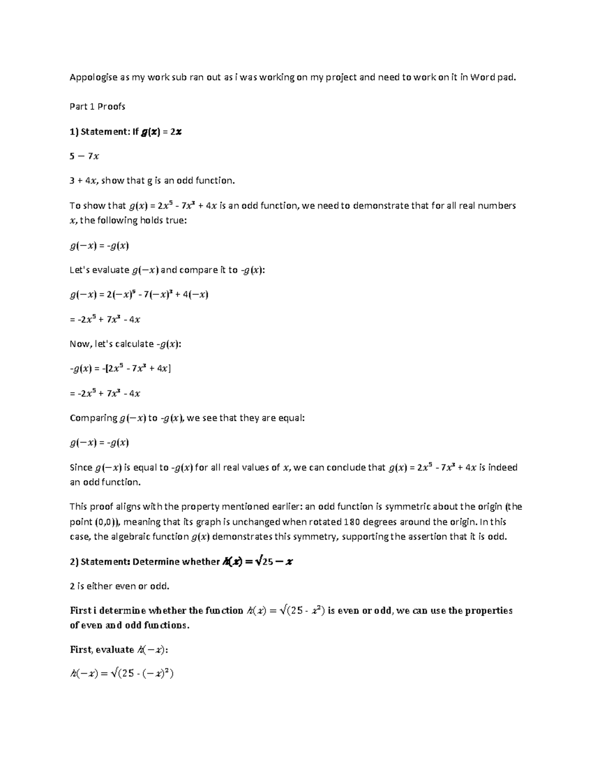 MAC1114 – College Trigonometry – Project 1 richard seremeta ...