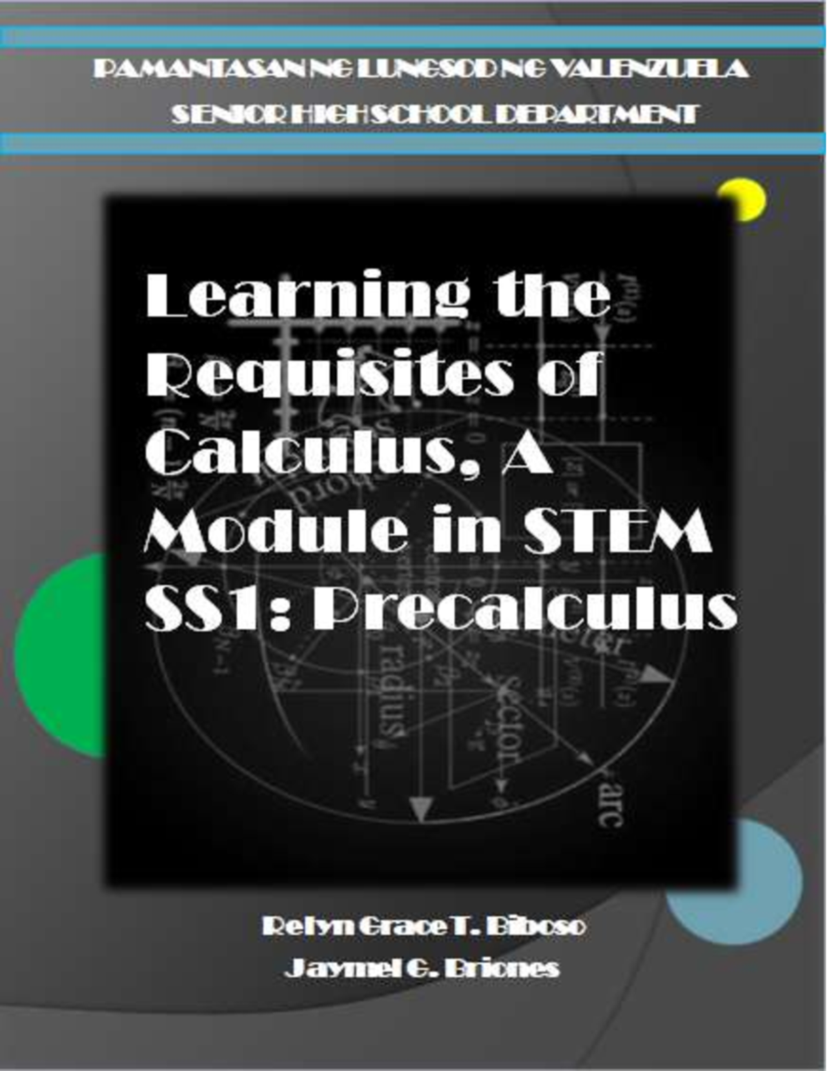 Pre-Calculus M - PLV Text Book - Table of Contents Unit 1 Analytic ...