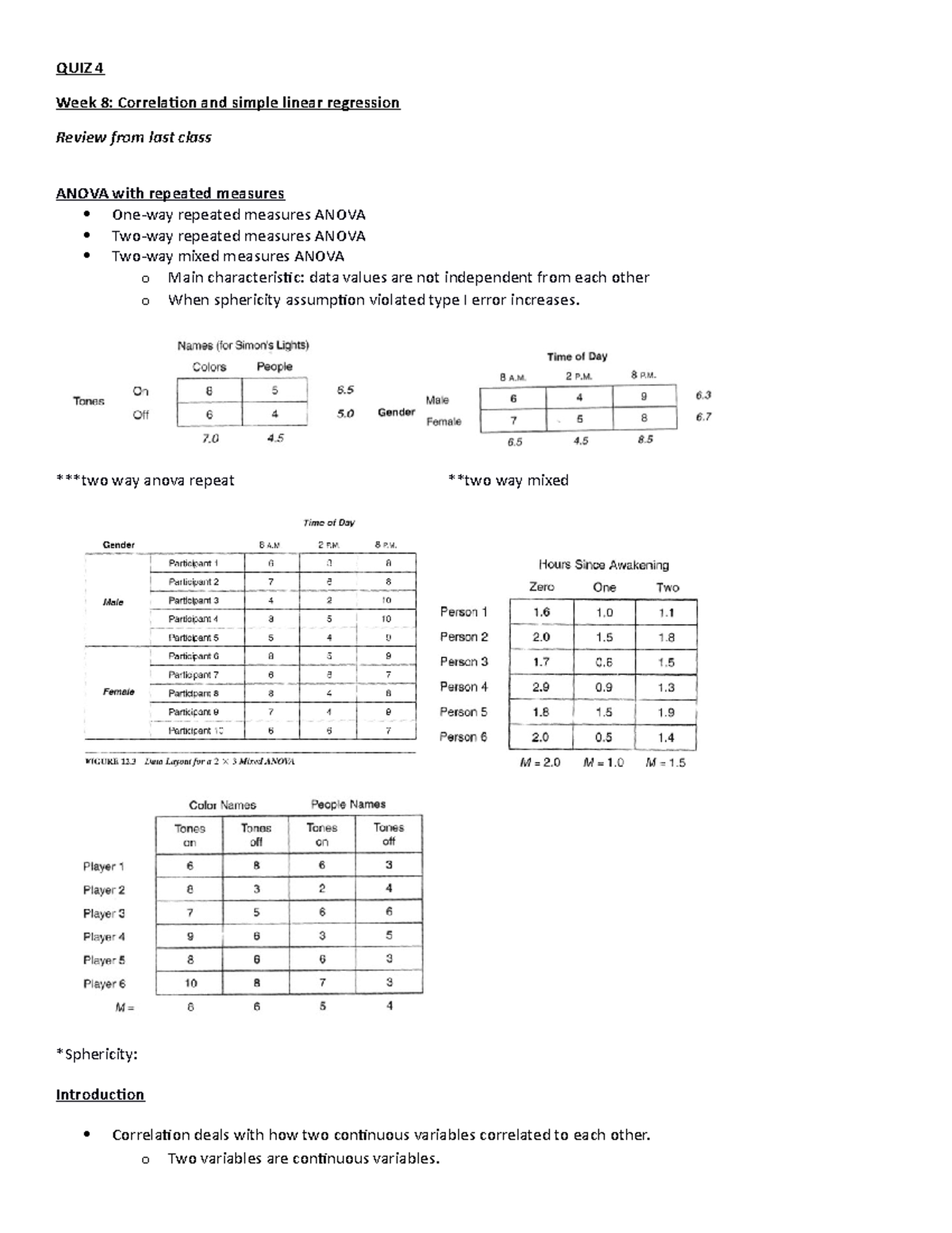 QUIZ 4 wk 8-9 - quiz 4 - QUIZ 4 Week 8: Correlation and simple linear regression Review from ...