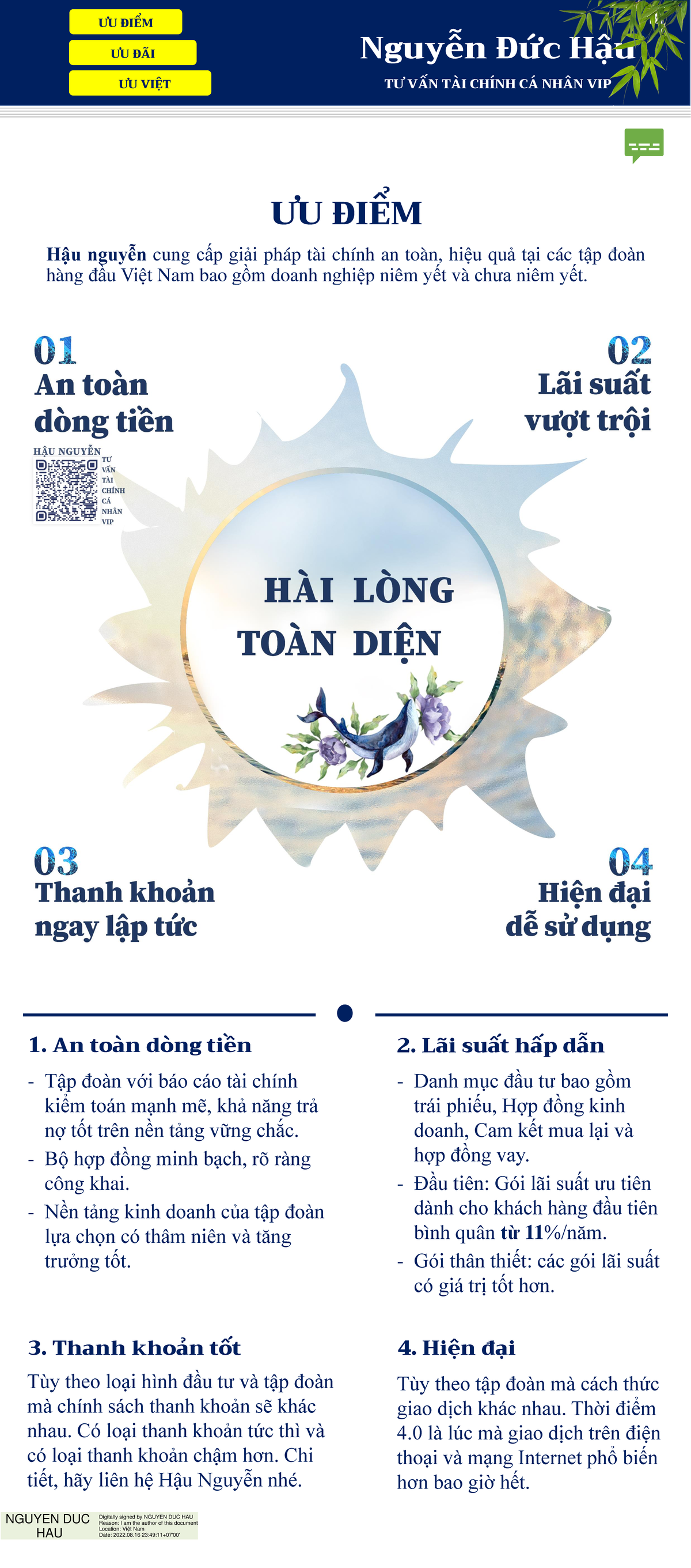 TU VAN TAI Chinh VIP-UU DIEM - ƯU ĐIỂM Hậu nguyễn cung cấp giải pháp ...