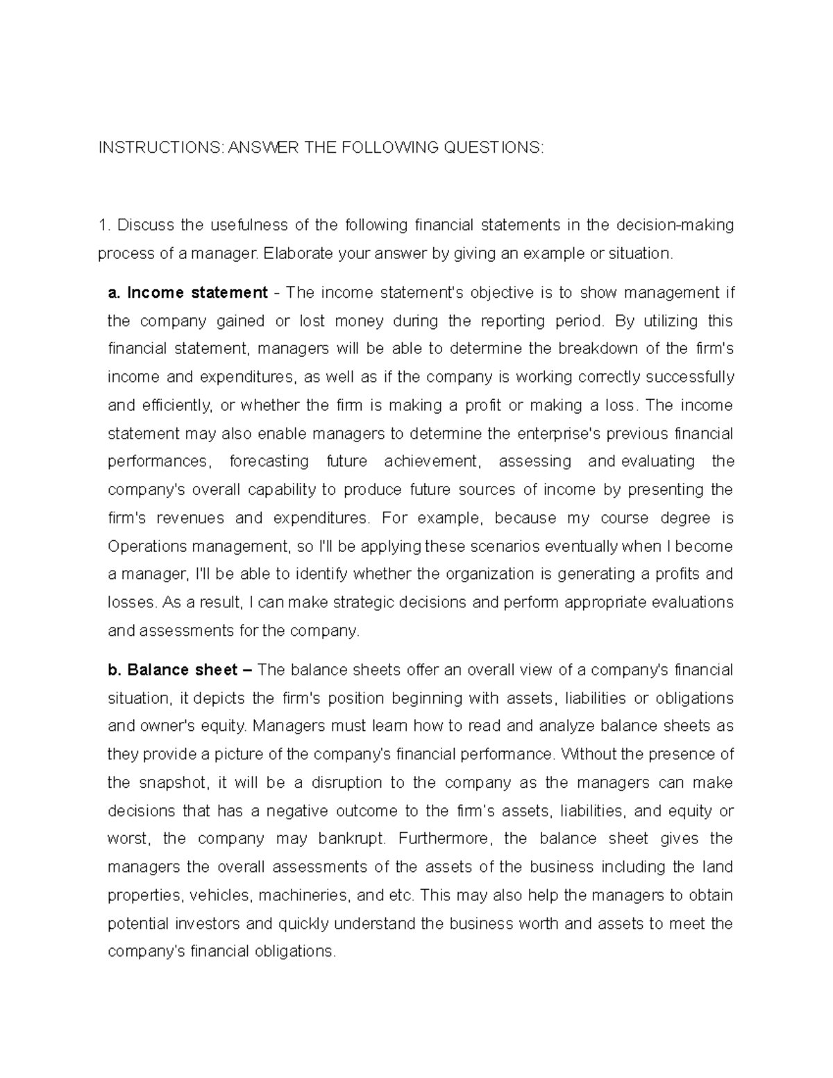 Personal Finance - Lecture notes - Business Economics and Business ...