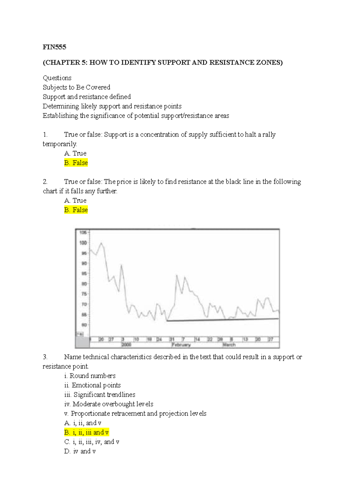 FIN555 Exercise Chapter 5, 6, 7, 11, 14 TUTORIAL WORK - FIN (CHAPTER 5 ...