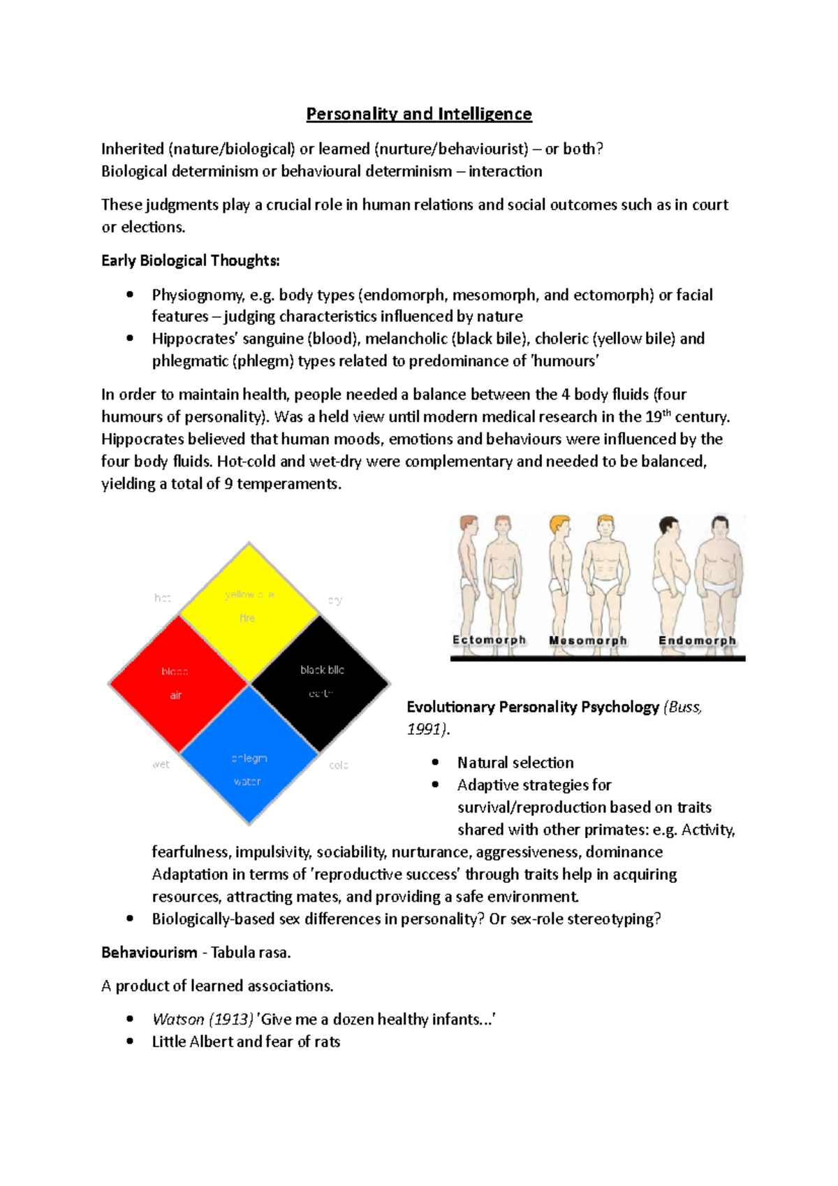 Personality and Intelligence - biobeh - Personality and Intelligence ...