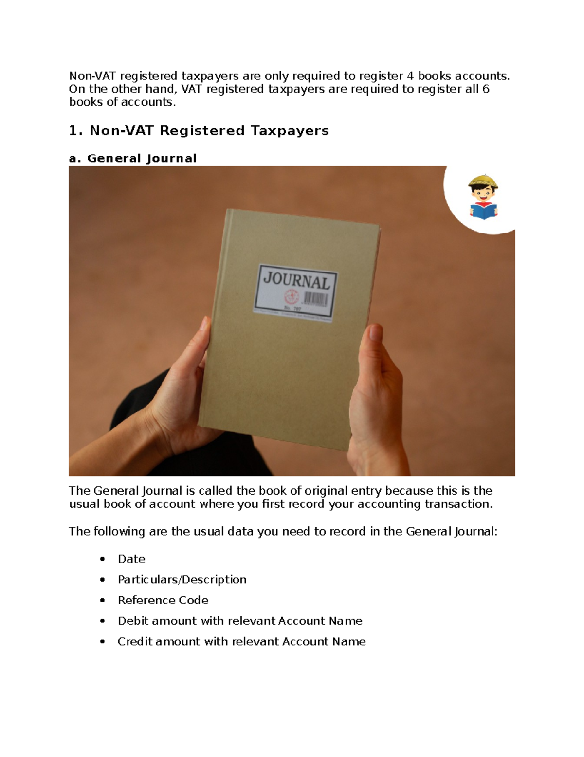 BIR Non VAT REgistered Non VAT Registered Taxpayers Are Only Required