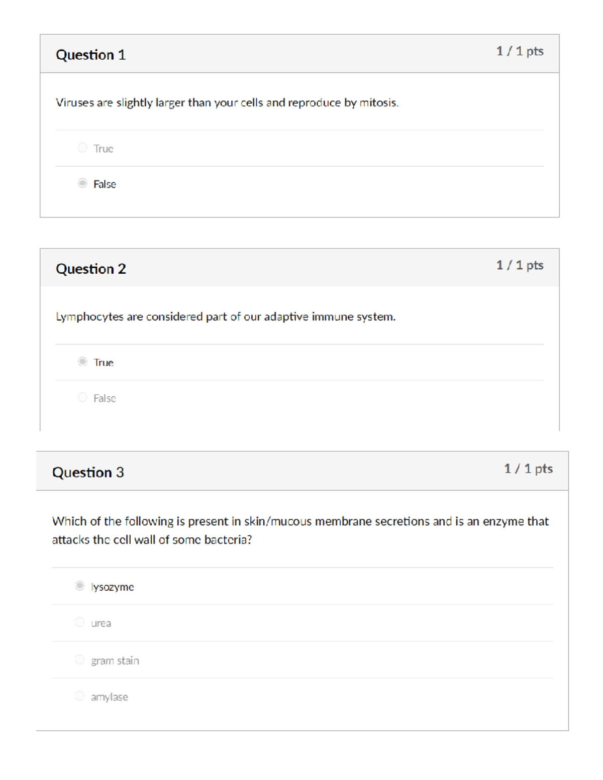 Chapter 22 - Immune System - Answers - multiple choice 2 Mucous ...