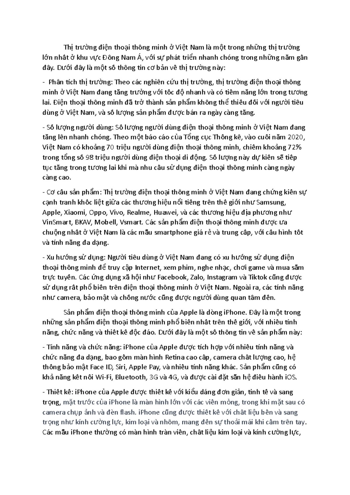 Phần của Tvien 1 - fddf - Th trị ường đi n tho i thông minh ệ ạ ở Vi t Nam là m t trong nhệ ộ ...