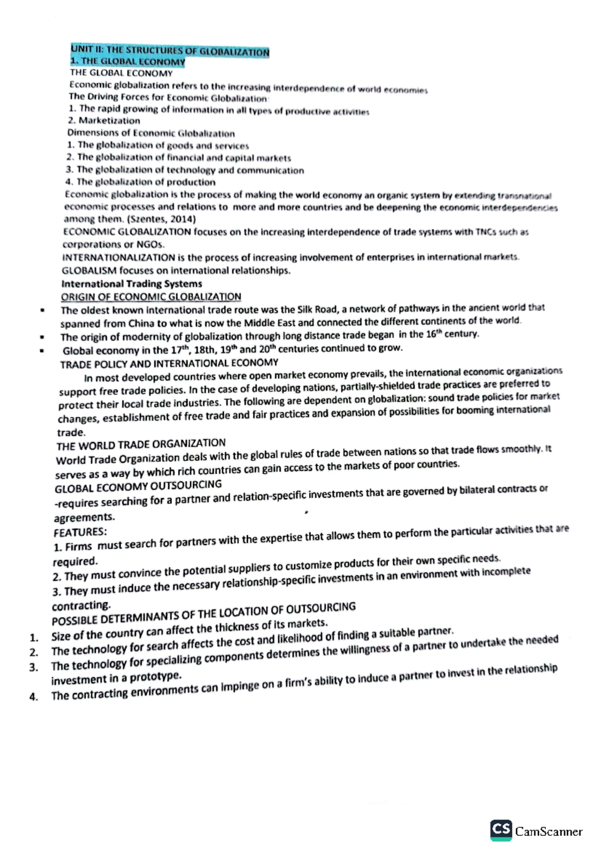 Unit-2-Contem - Contemporary arts Unit 2 summary - UNIT II: THE ...