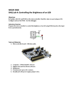 3360 DAQ Lab 2 - lab report solutions - MEGR 3360 DAQ Lab 2: IOT Basics ...