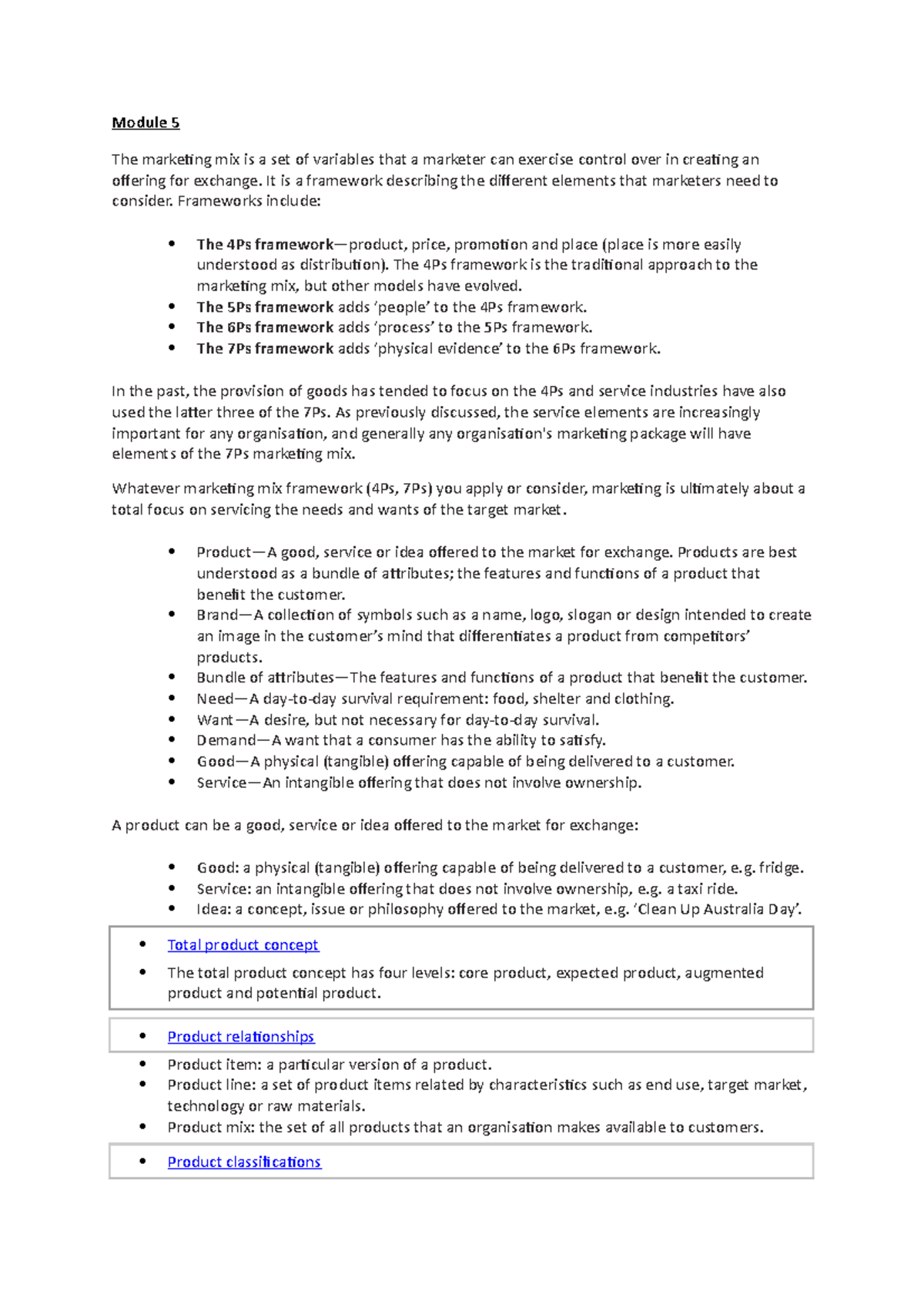 Module 5 & Module 6 - Week 5 & 6 notes for enterprise innovation and ...
