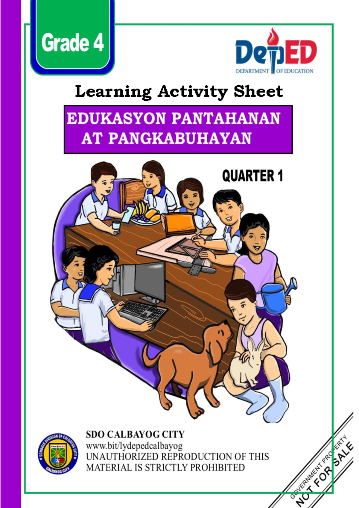 EPP 4 - NONE - Learning Activity Sheet TXTBK + QA LAS SANAYANG PAPEL sa ...