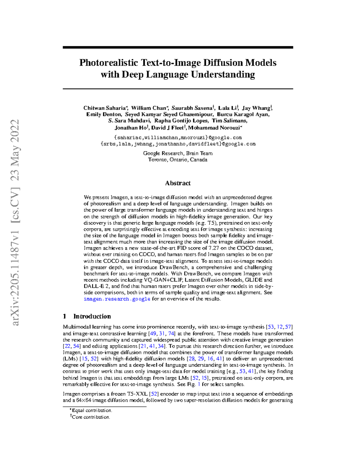 Photorealistic Text-to-Image Diffusion Models - Sara Mahdavi, Rapha ...