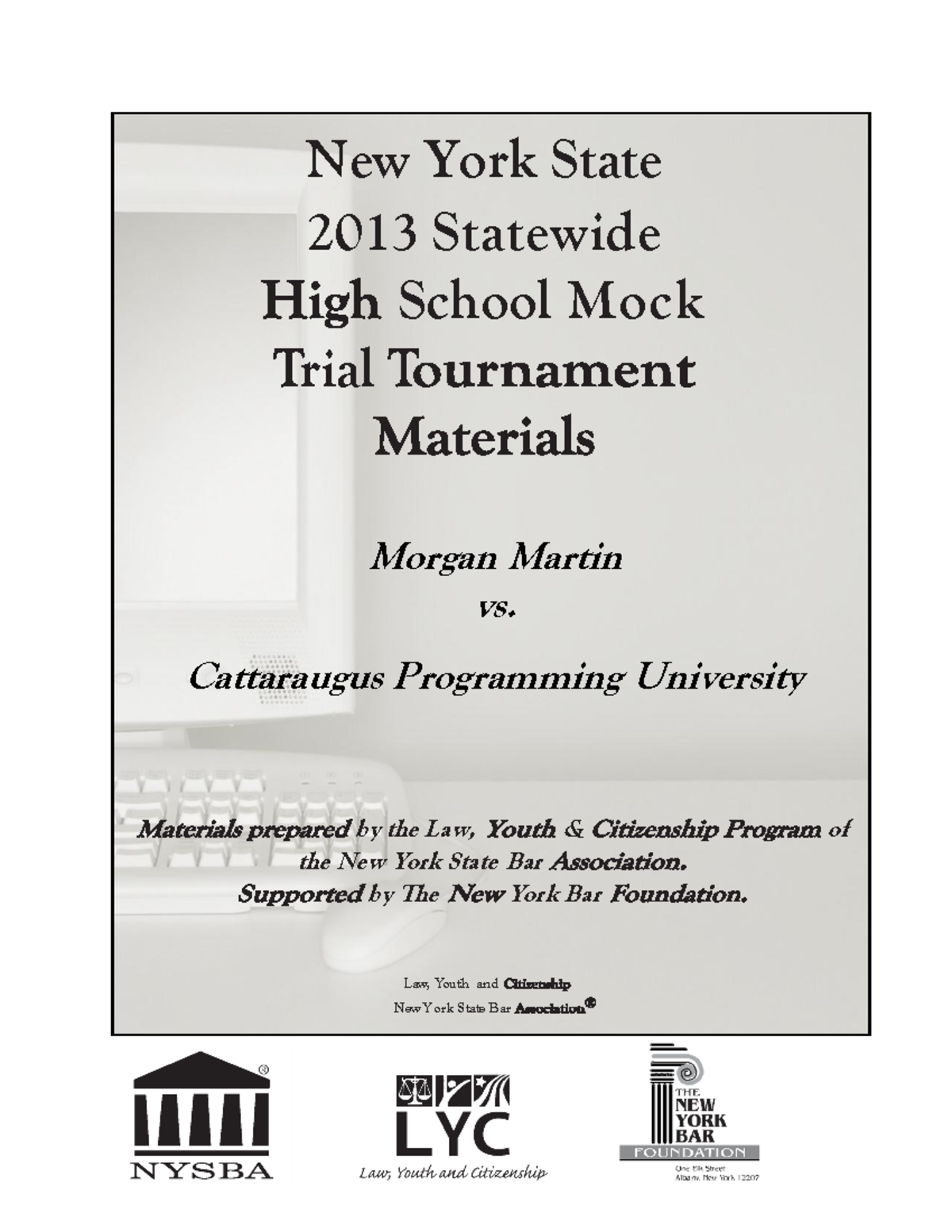 2013 Morgan Martin v Cattaraugus Programming University civil - New ...